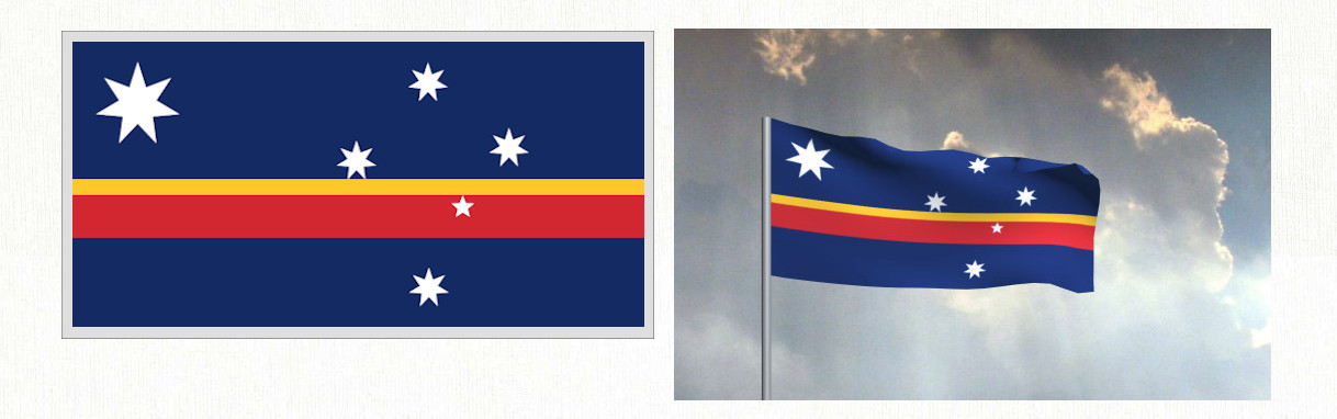 New Australian Flag - Design 1 - AU Republic